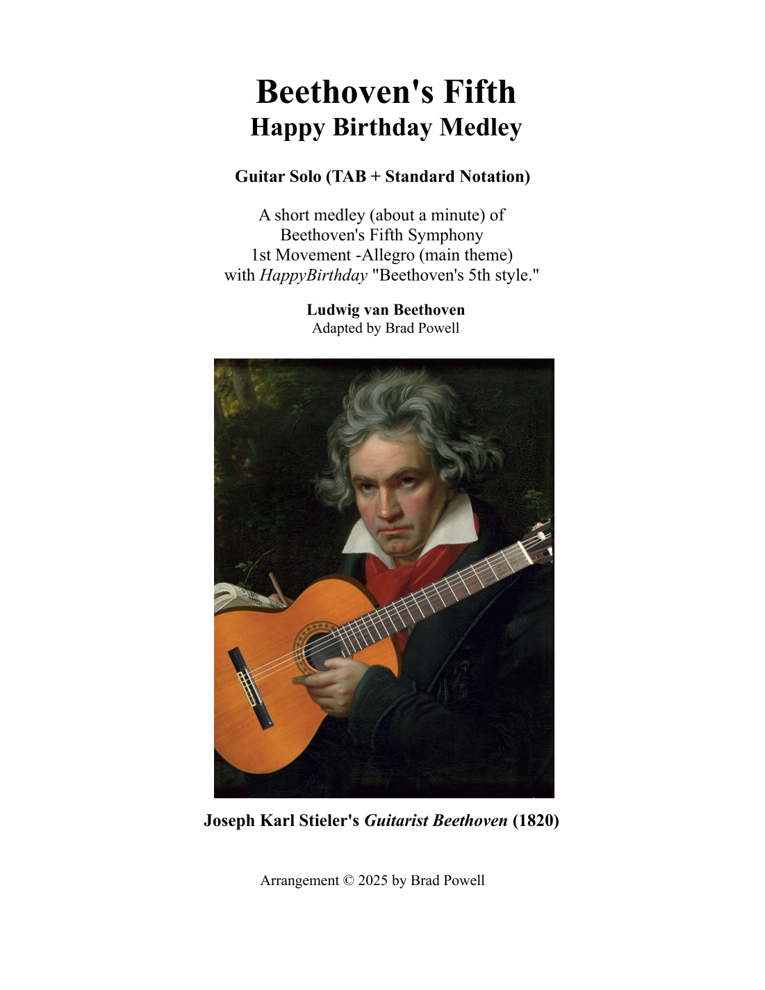 Beethoven's Fifth Happy Birthday Medley (arr. Brad Powell) by The ...