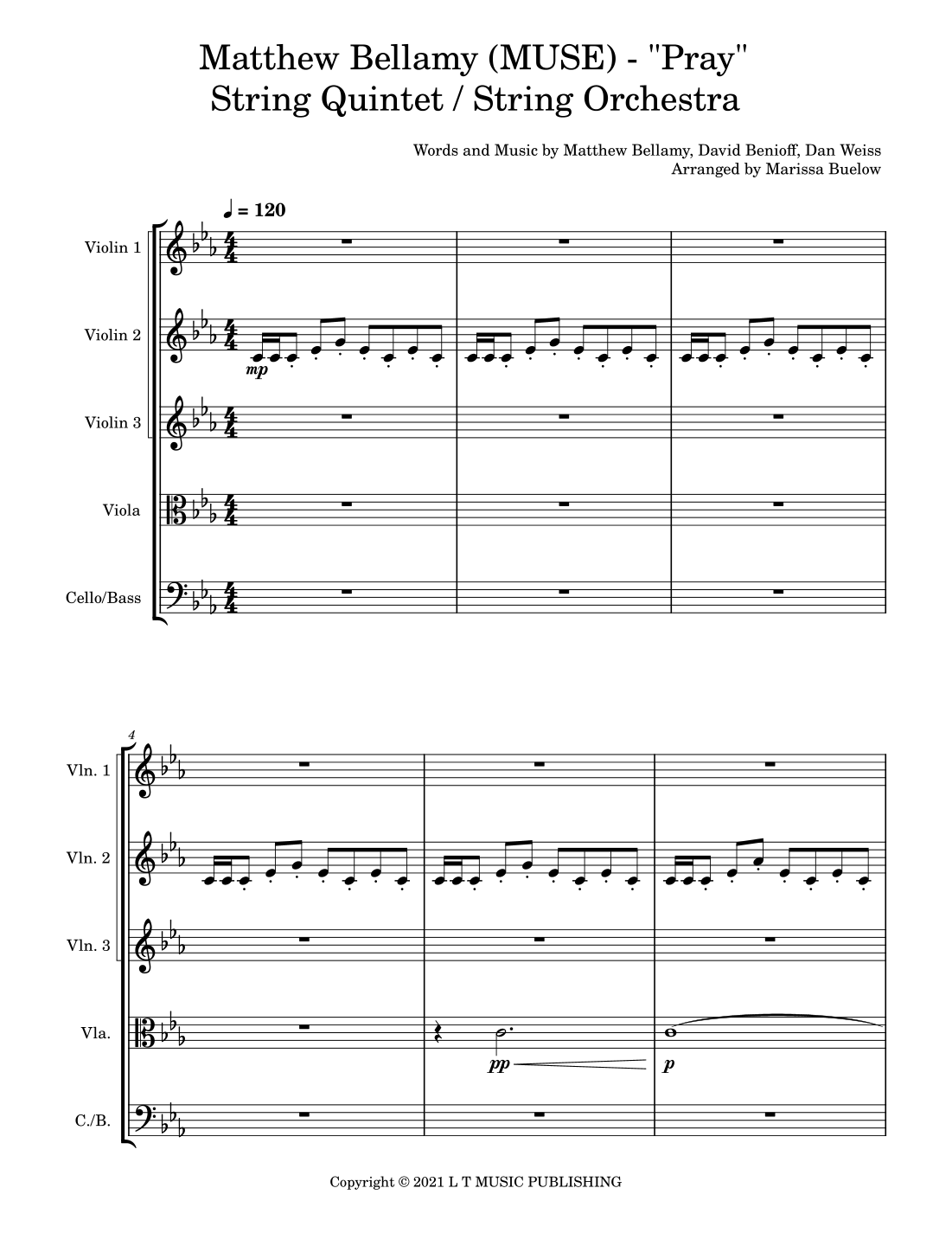 Pray (High Valyrian) (arr. Marissa Buelow) by Matthew Bellamy Sheet ...