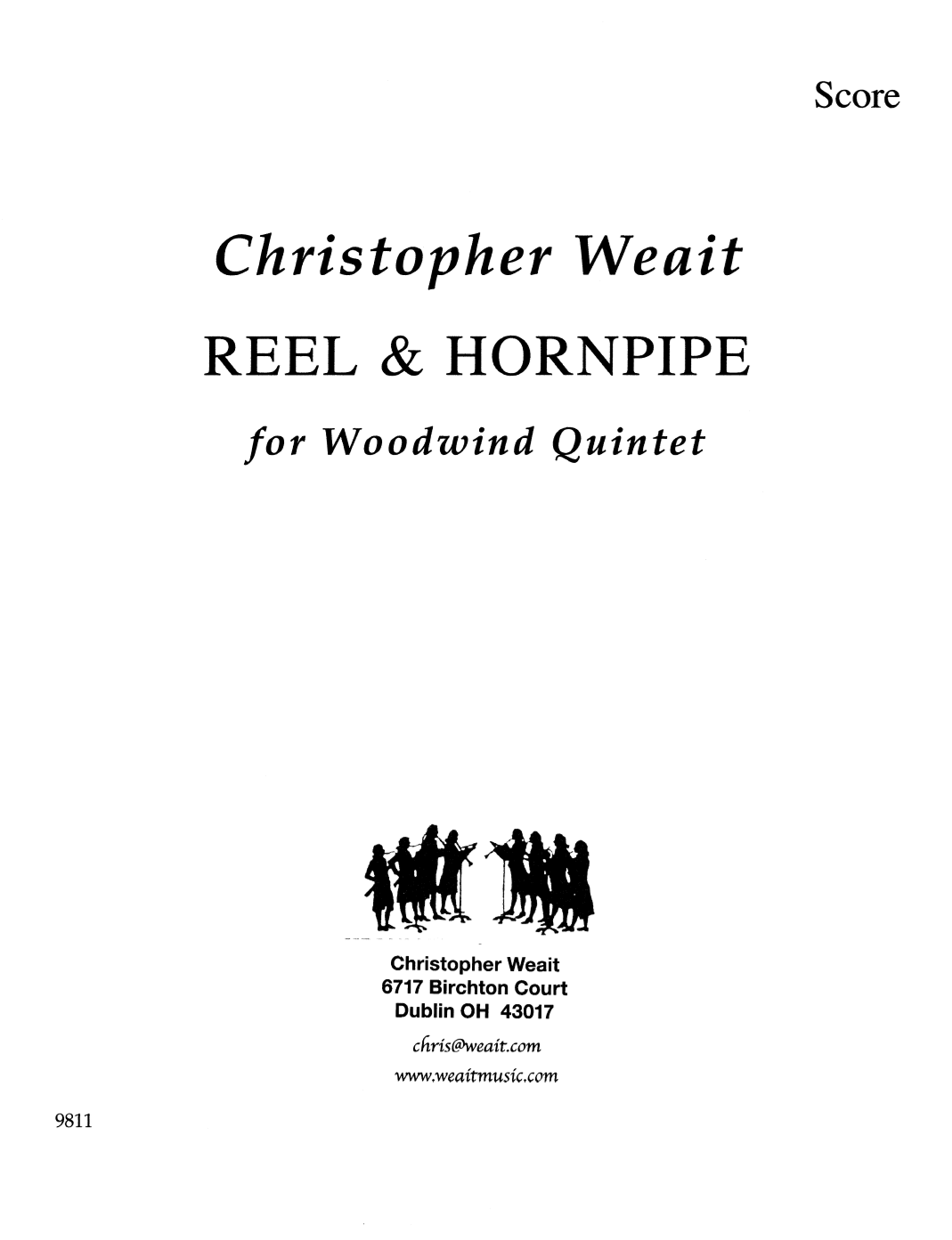Reel and Hornpipe for wind quintet (3’45) Score only - Score Only (arr ...