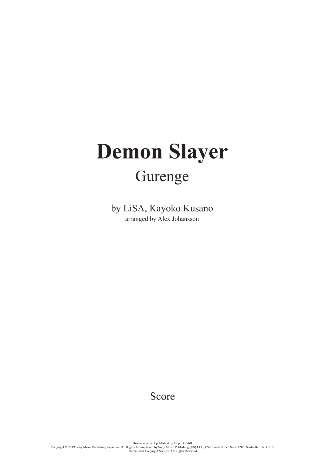 Detective Conan: Main Theme - Score Only (arr. Alex Johansson) by ...