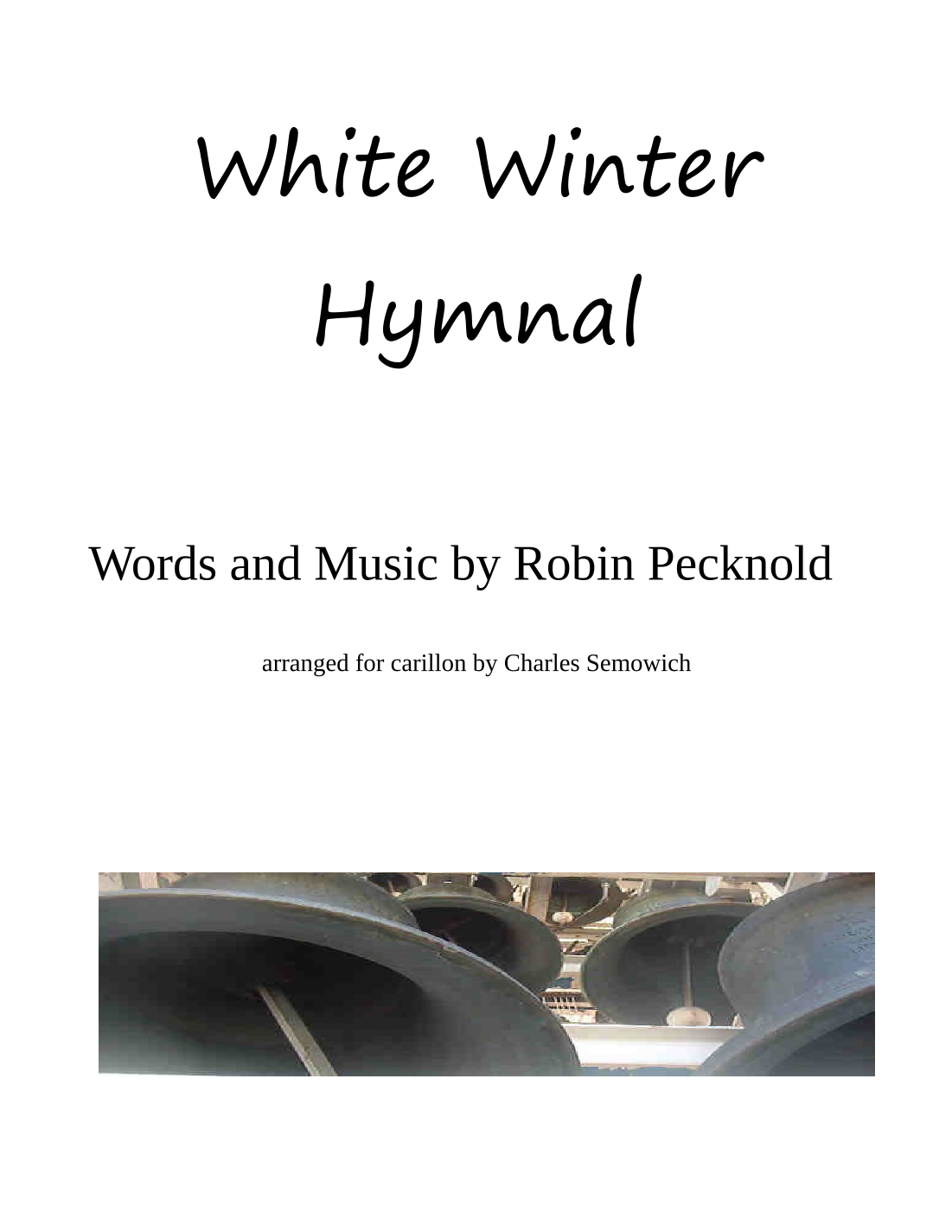 White Winter Hymnal (arr. Charles Semowich) by Fleet Foxes Sheet Music ...
