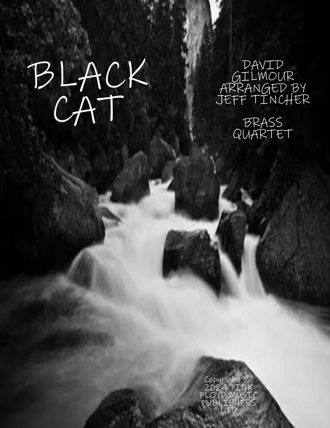 Black Cat (arr. Jeff Tincher by David Gilmour Sheet Music for Brass ...