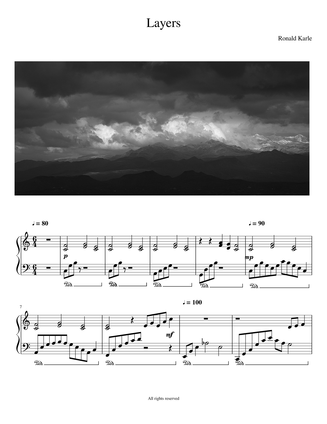 Layers by Ronald J. Karle Sheet Music for Piano Solo at Sheet Music Direct