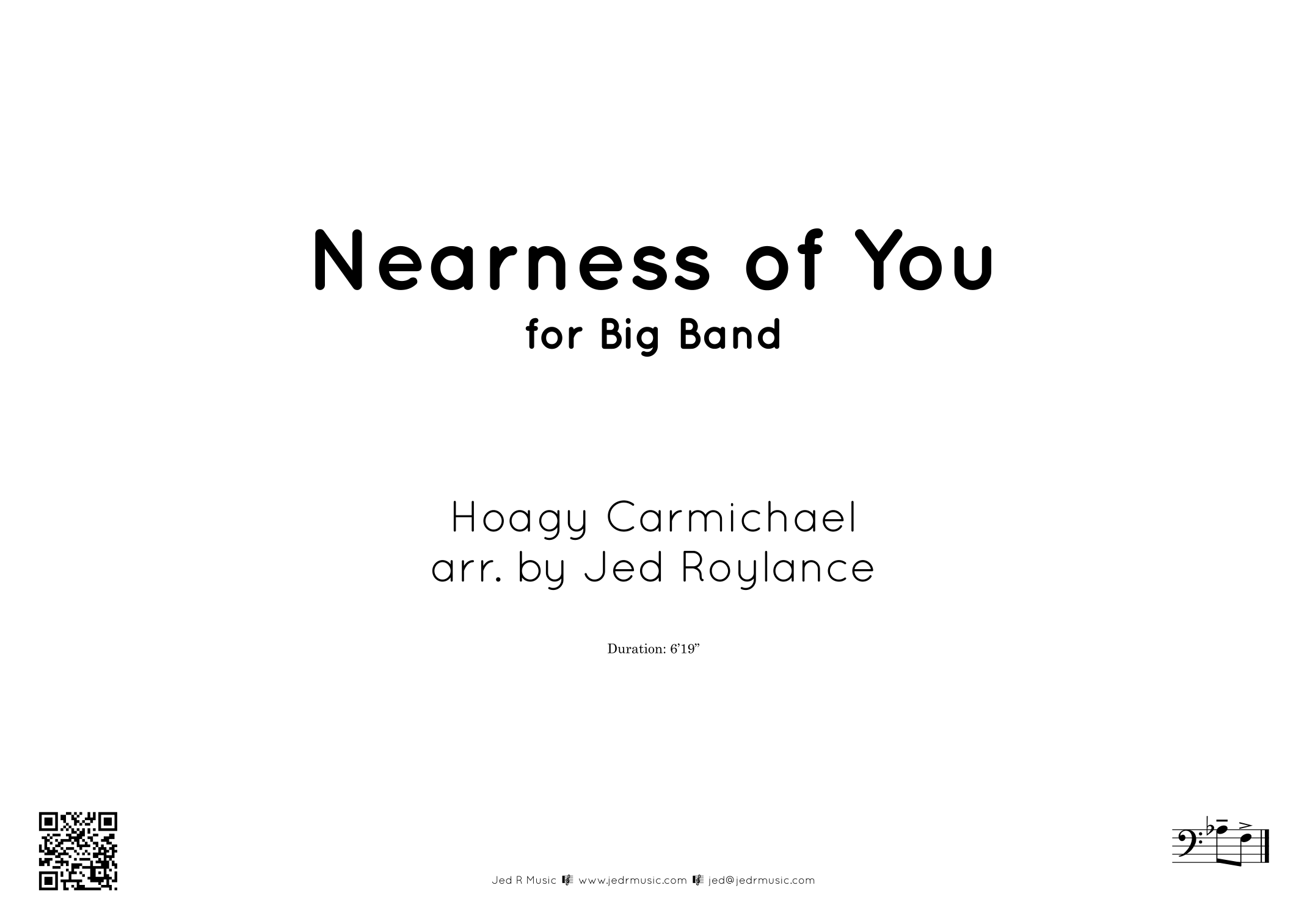 The Nearness Of You (arr. Jed Roylance by George Shearing Sheet Music ...