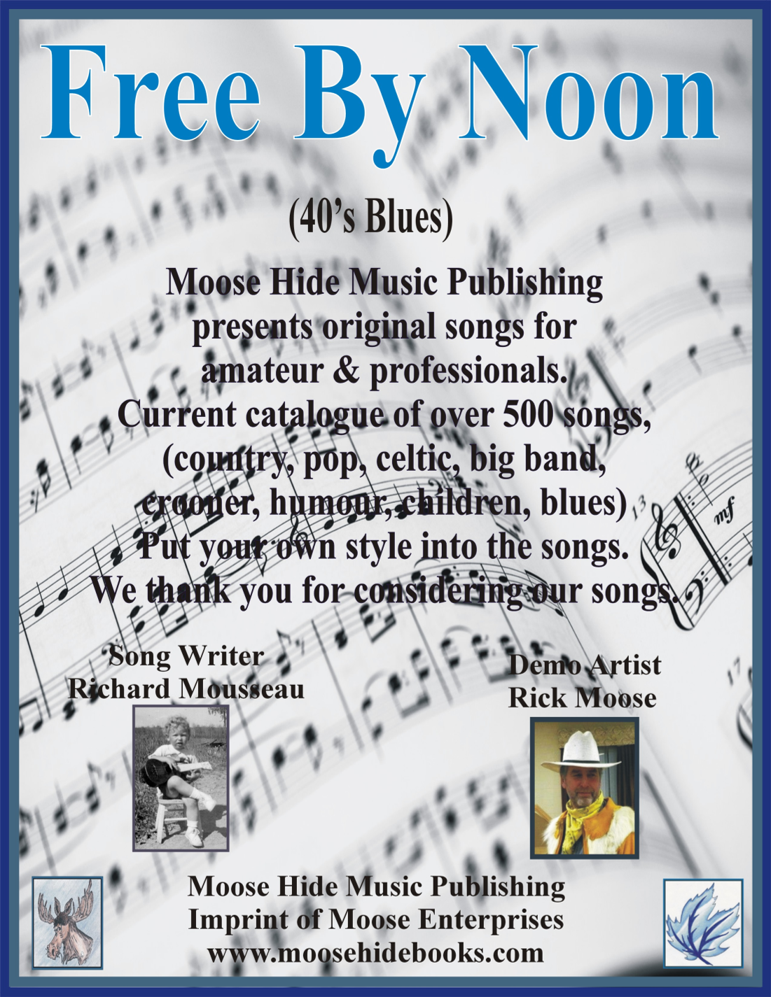 Free By Noon by Rick Moose Sheet Music for Guitar Chords/Lyrics at ...
