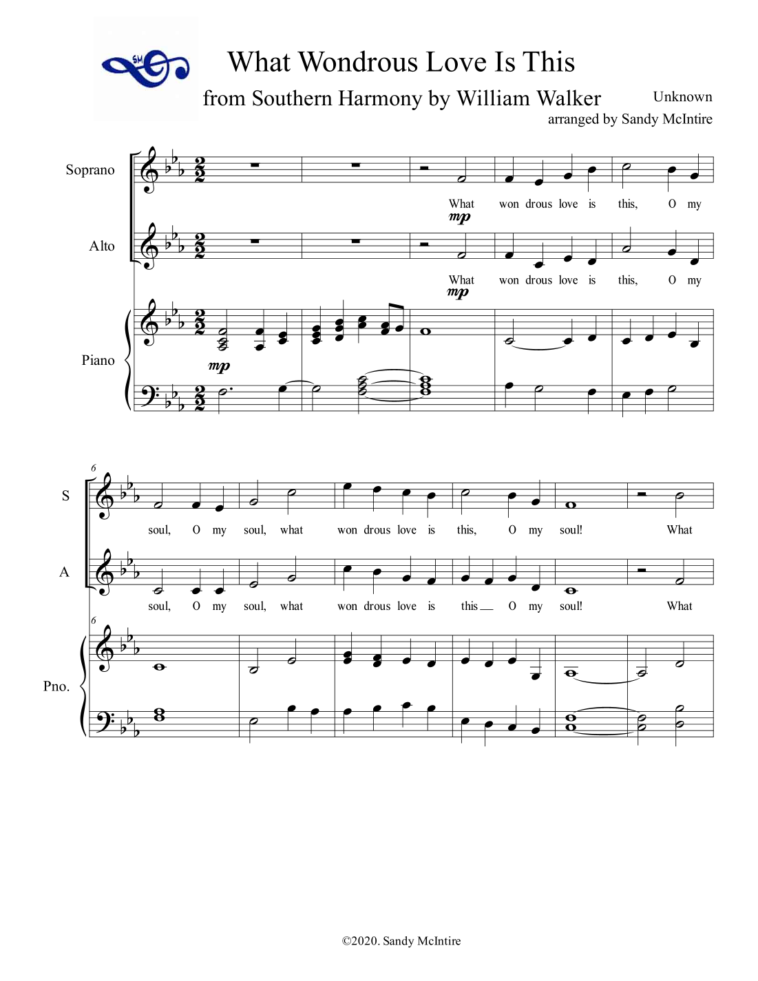 What Wondrous Love Is This (arr. Sandy McIntire) by Gospel Vocal ...