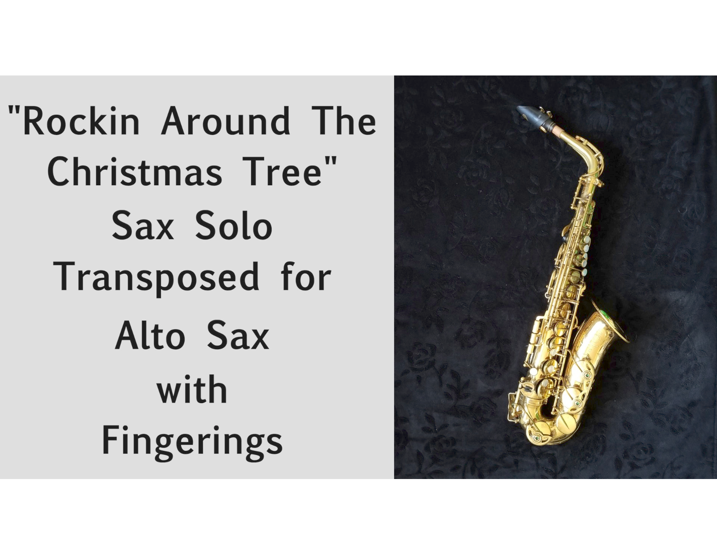 Rockin' Around The Christmas Tree (arr. Mark Peotter) by Brenda Lee Sheet Music for Alto Sax ...