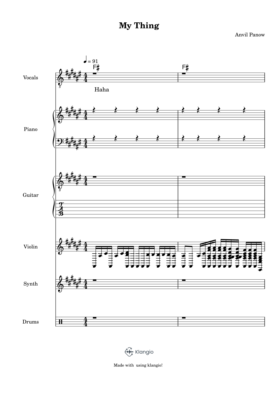 My Thing by Stephen Michael Richards Sheet Music for Lead Sheet / Fake ...
