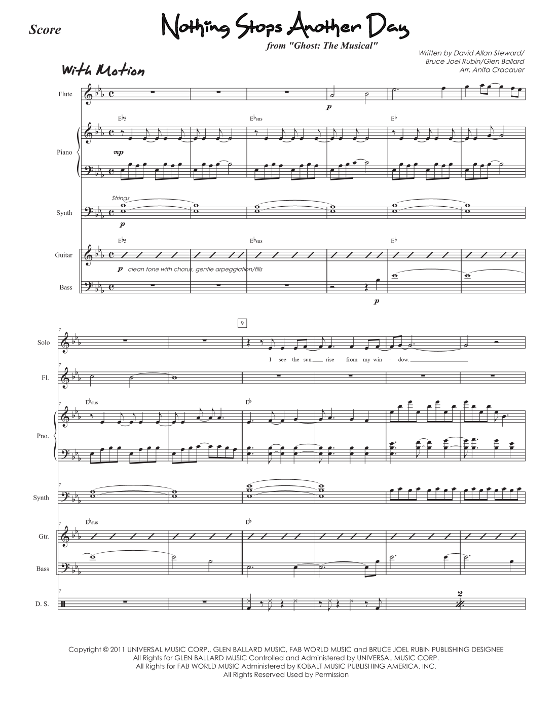 Nothing Stops Another Day (arr. Anita Cracauer) von Cast Of Ghost - The ...