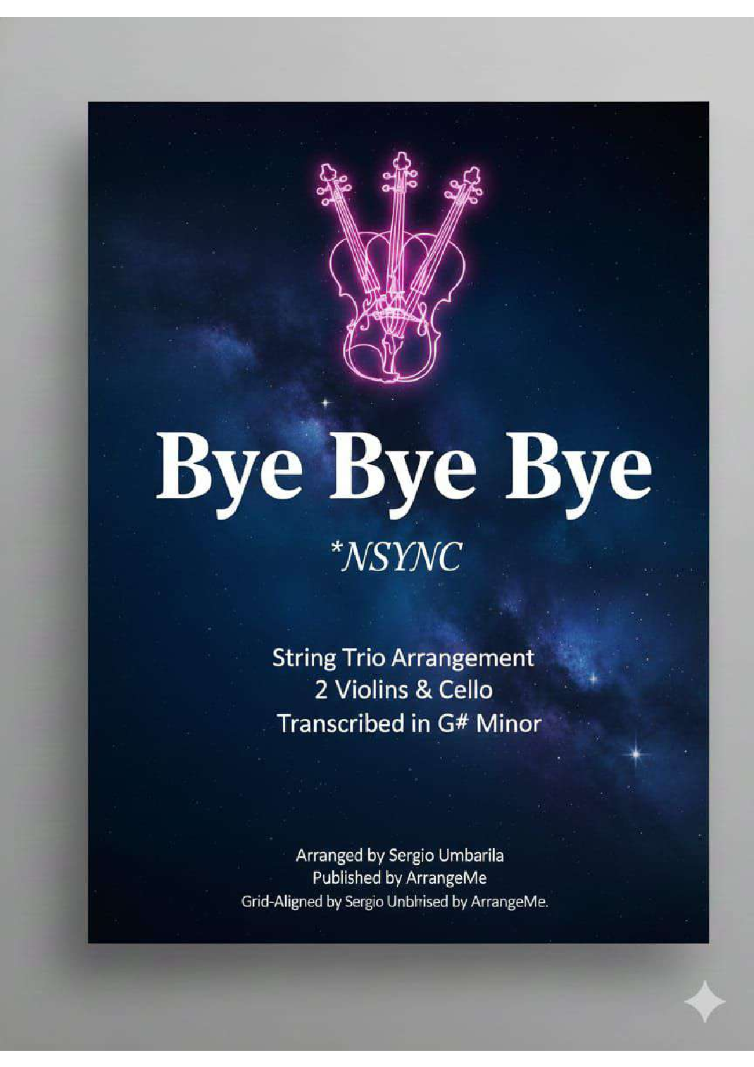 Bye Bye Bye (arr. Sergio Umbarila) by N Sync Sheet Music for String ...