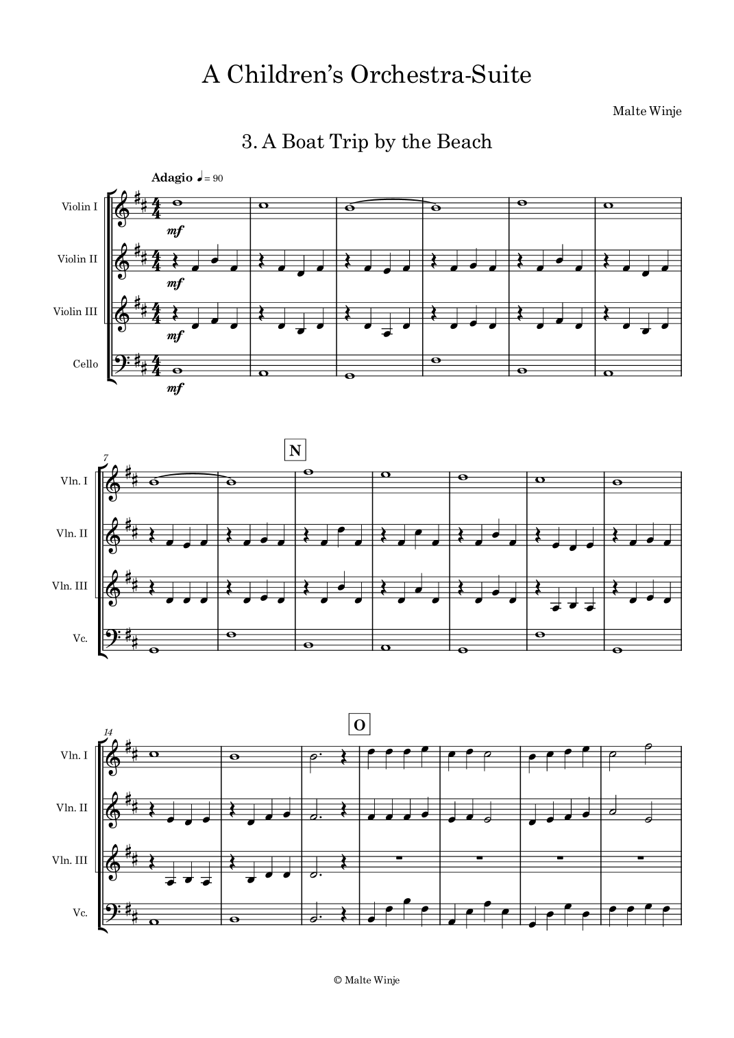 A Children's Orchestra-Suite part 3: A boat Trip by the Beach by Malte ...