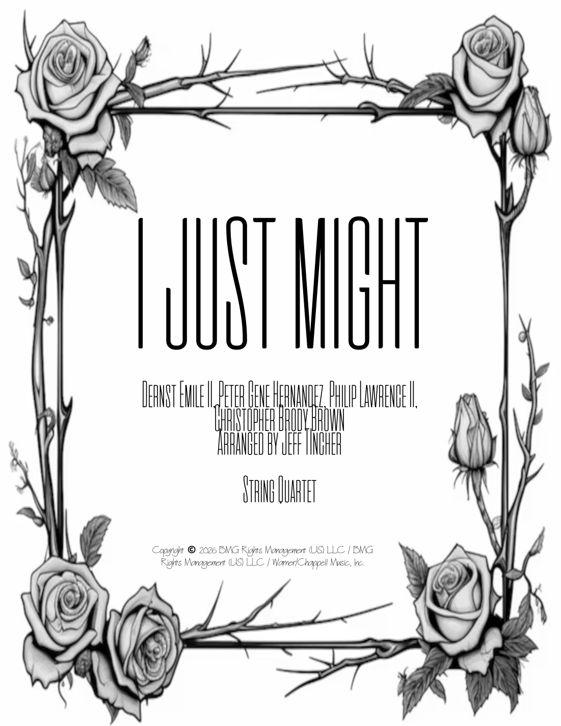 I Just Might (arr. Jeff Tincher) by Bruno Mars Sheet Music for String ...