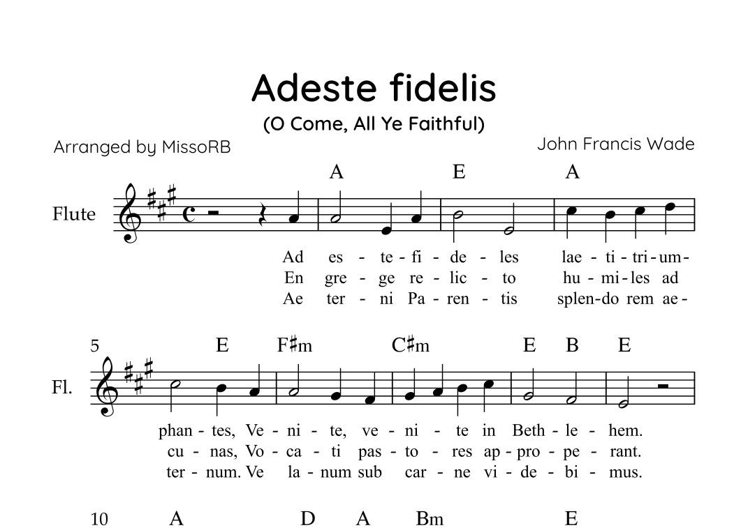 Adeste Fideles (O Come, All Ye Faithful) - Cello in A Major (Beginner ...