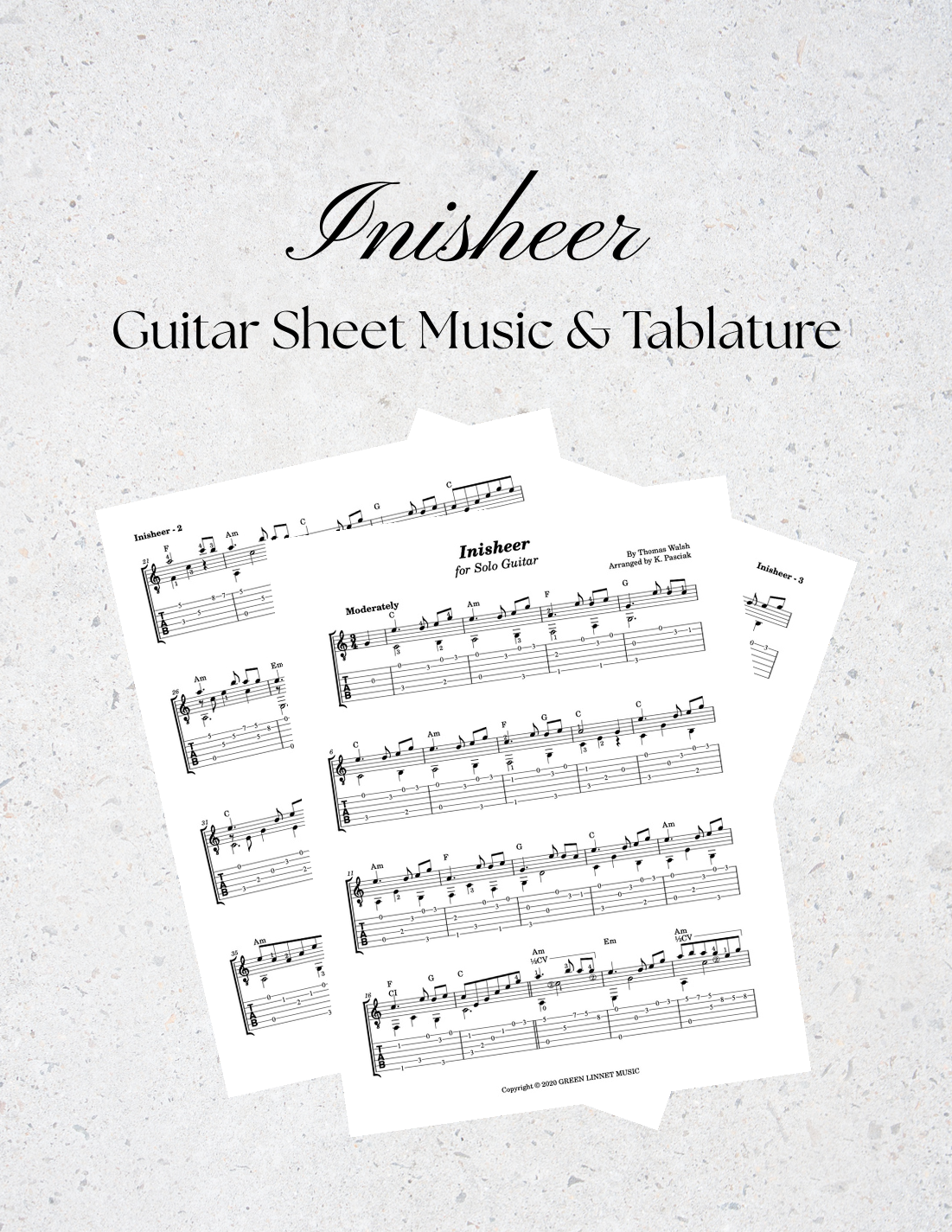 Inisheer (arr. Kenneth Pasciak) by Thomas Walsh Sheet Music for Easy ...
