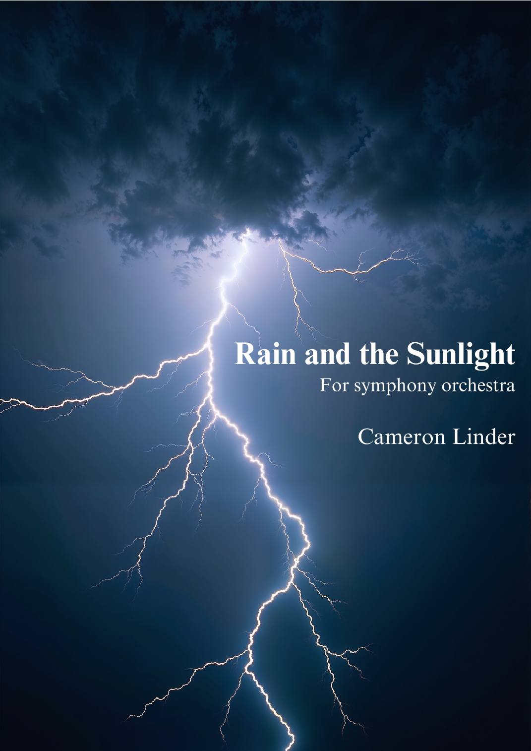 Rain and the Sunlight by Cameron Linder Sheet Music for Full Orchestra ...