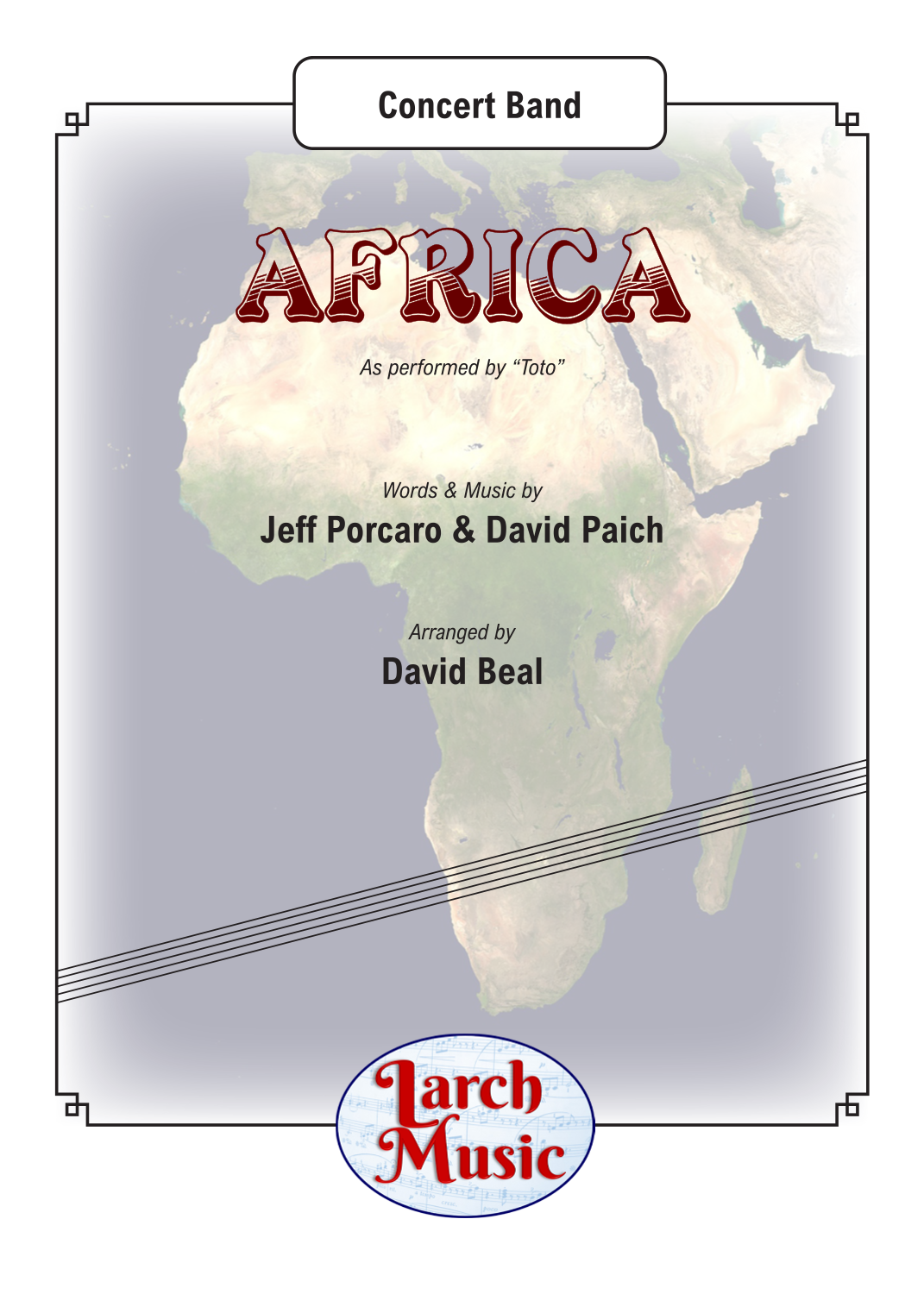 Africa (arr. David Beal) by Toto Sheet Music for Concert Band at Sheet ...