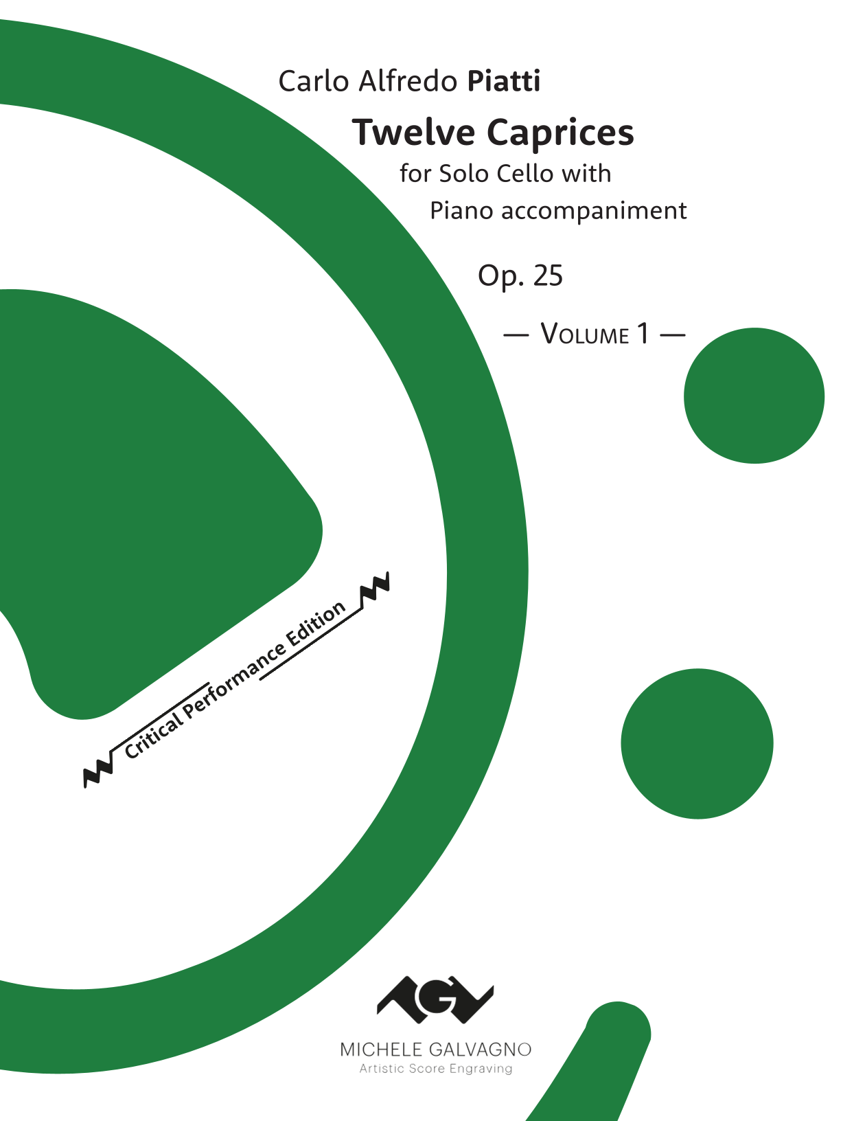 Caprices for Solo Cello, Op. 25 – with piano accompaniment (arr ...