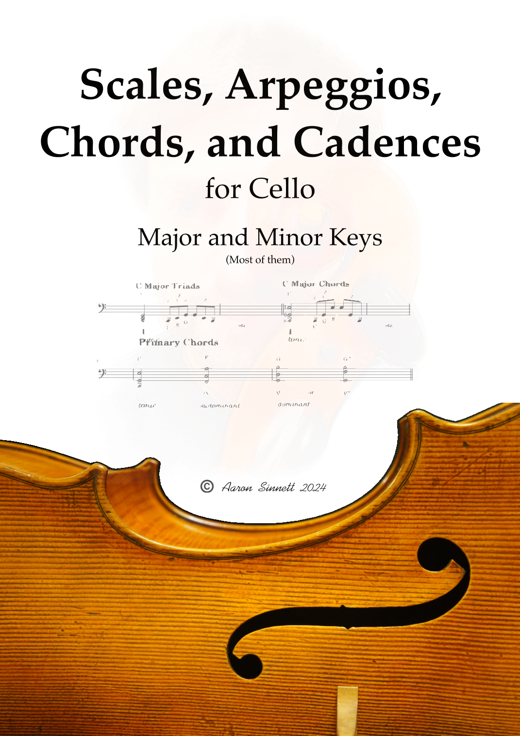Scales, Arpeggios, Chords, and Cadences by Aaron Sinnett Sheet Music ...