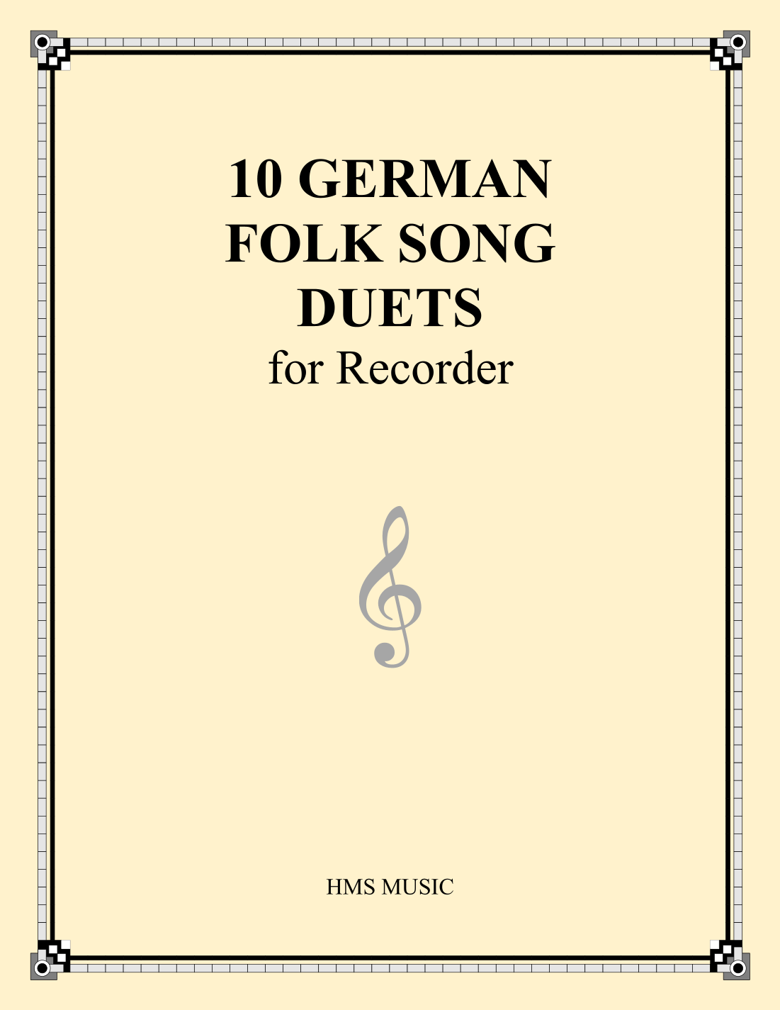 OCTOBERFEST - 10 GERMAN FOLK SONG DUETS for Recorder (arr. B Harris) by ...