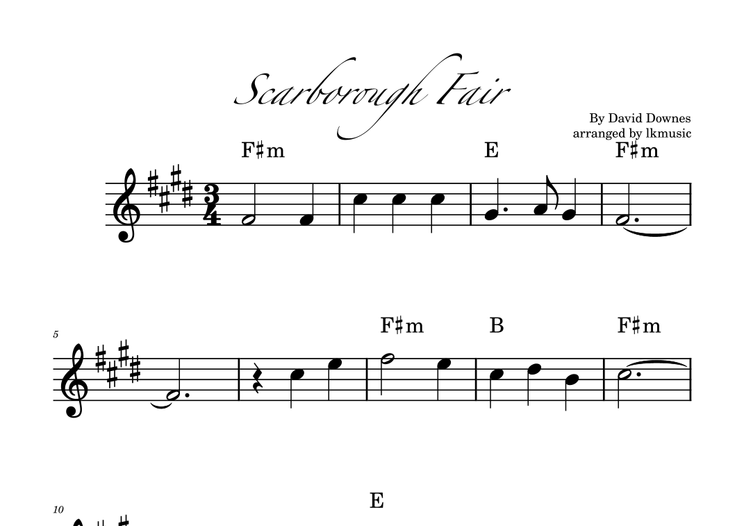 Scarborough Fair arr Lkmusic By David Downes Sheet Music For Trumpet scarborough-fair-arr-lkmusic-by-david-downes-sheet-music-for-trumpet