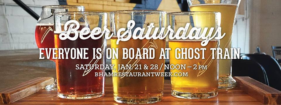 Beer Saturdays for Winter Restaurant Week 2017