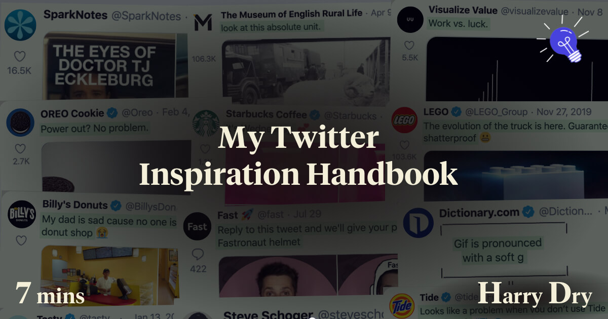 My Twitter Inspiration Handbook