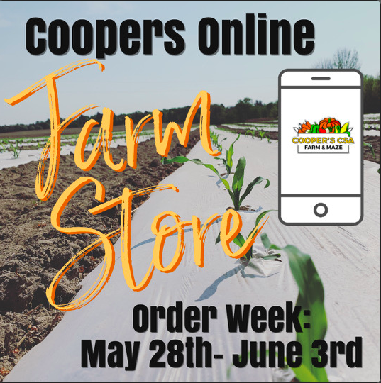 Coopers CSA Online FarmStore- Order week May 28th-June 3rd - Farm ...
