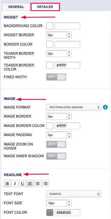 Widget Creation – MGID HelpDesk