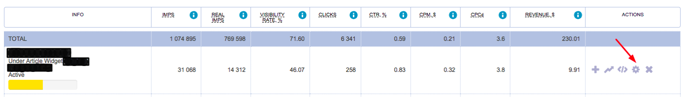 Widgets’ optimization – MGID HelpDesk