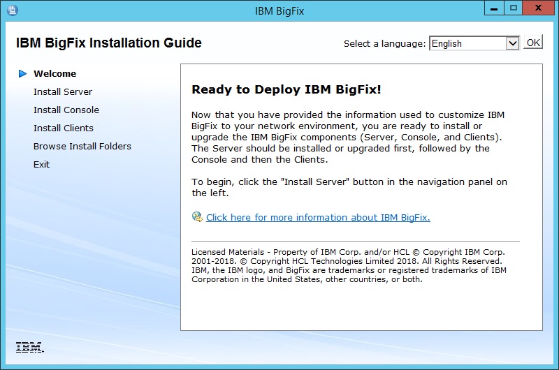 Installing the Windows primary server