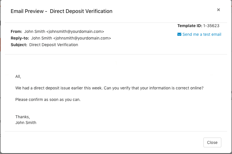 Free Phishing Reply Test (PRT) Product Manual – Knowledge Base