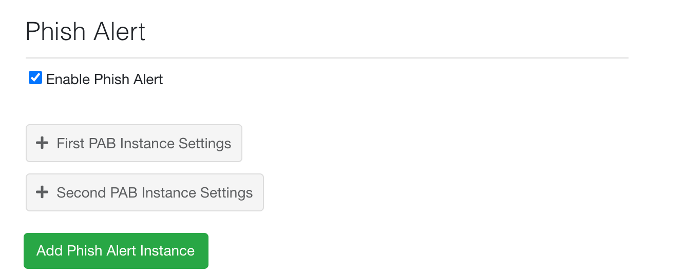 Set Up Multiple Phish Alert Button (PAB) Instances – KnowBe4 Knowledge Base