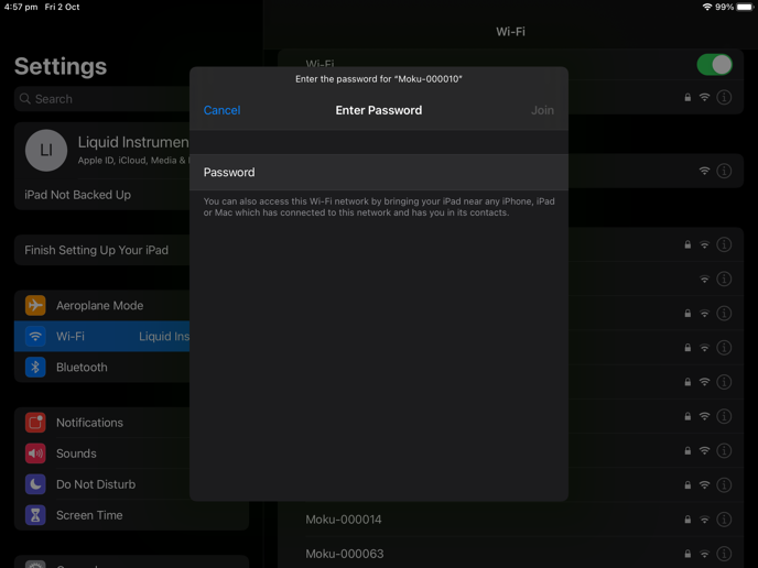 How to connect my Moku:Lab to a WiFi network for the first time ...