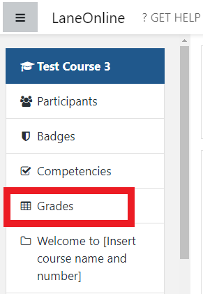 How to Print Your Grades from Moodle - Lane Community College