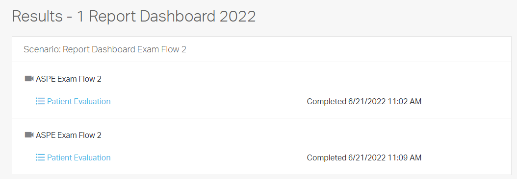 SimCapture Enterprise with Exam System: Release scores page - SimCapture
