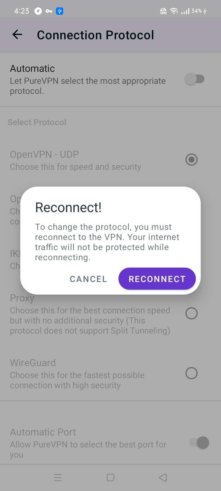 How to configure WireGuard on PureVPN App - PureSquare
