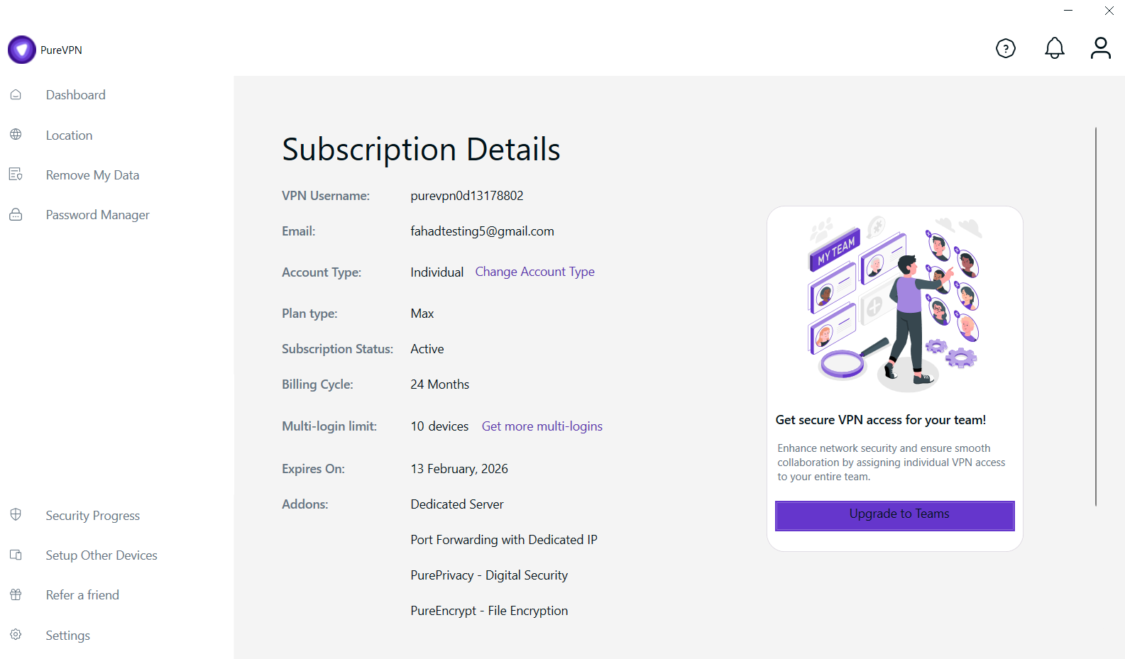 Set up PureVPN Windows App - PureSquare