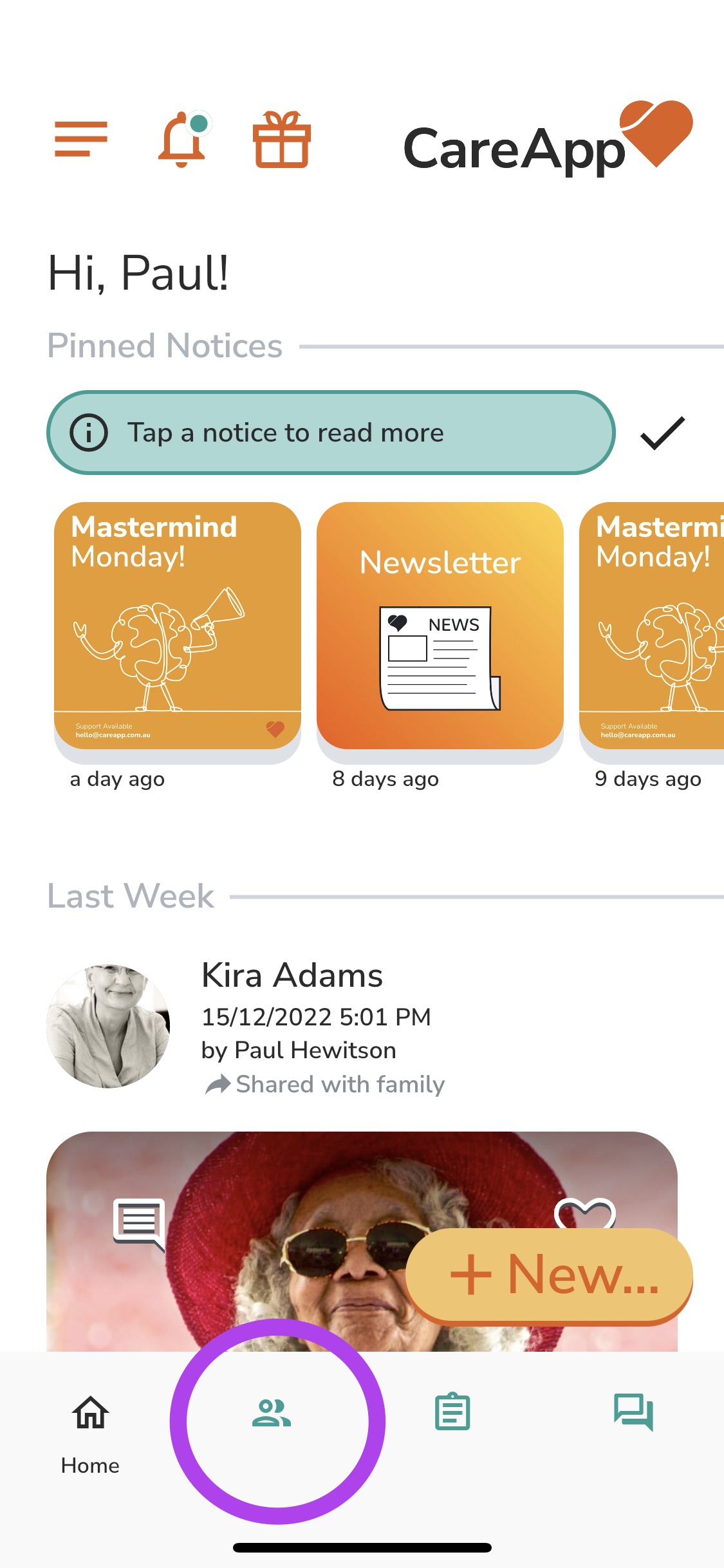 Care Provider: Add a new Customer profile | New resident or client ...