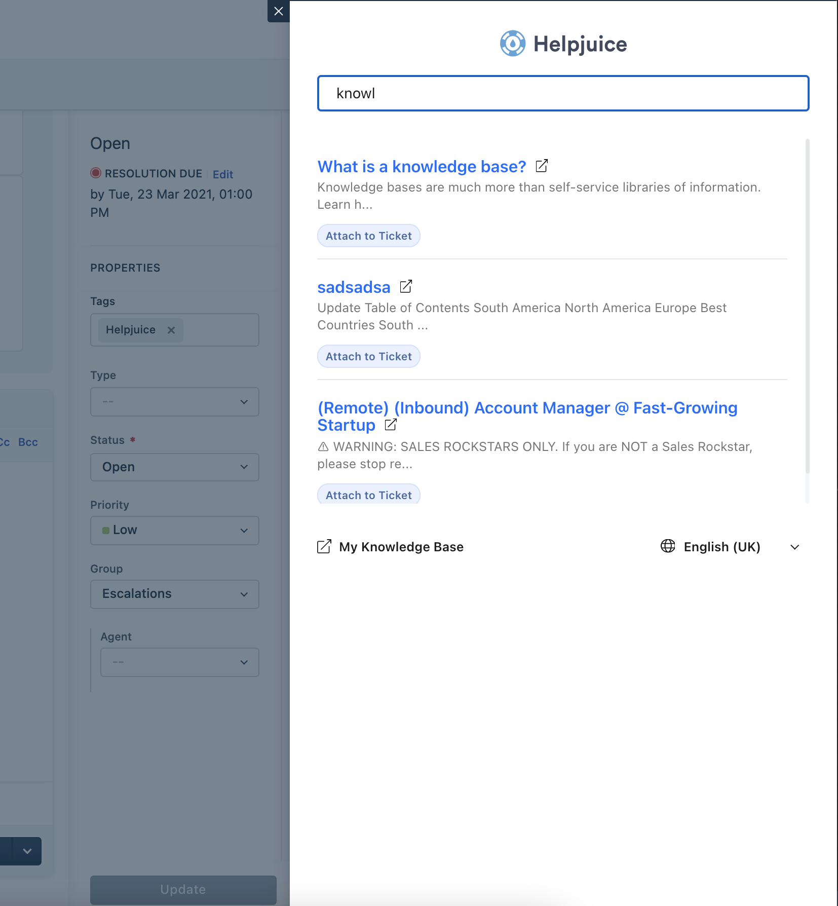 Freshdesk Integration - Helpjuice