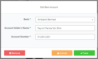Payroll Panda Sdn Bhd — Pembayaran gaji dan statutori melalui AmBank