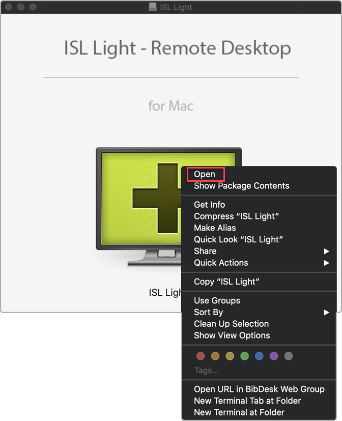 ISL Online — Compatibility with macOS 10.15 Catalina