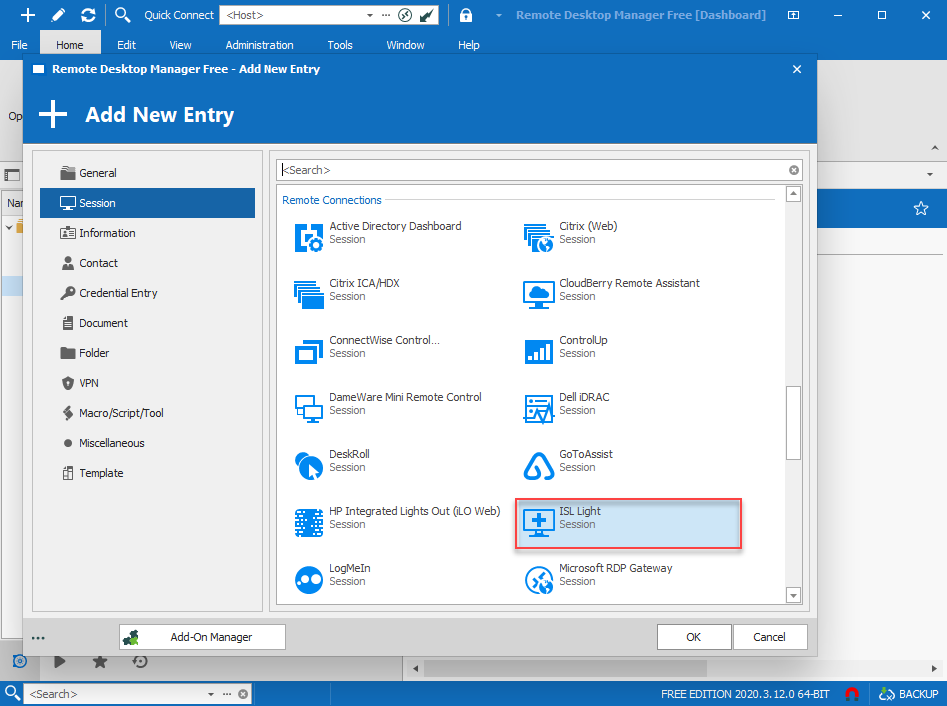 ISL Online — Integration with Remote Desktop Manager