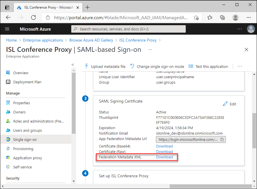 ISL Online — Azure Active Directory (Azure AD)
