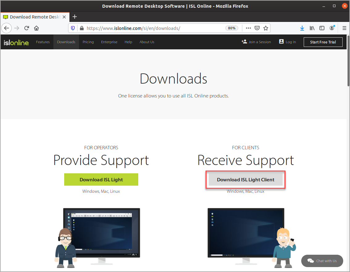 ISL Online — Join via Desktop App - ISL Light Client