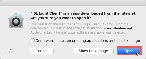 ISL Online — Join via Desktop App - ISL Light Client