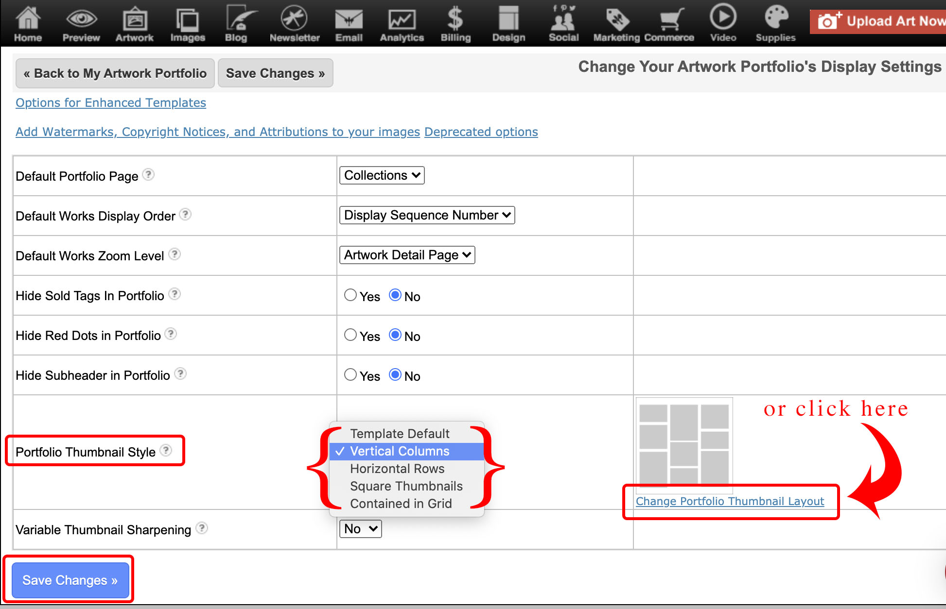 BoldBrush — Thumbnail Layout Style
