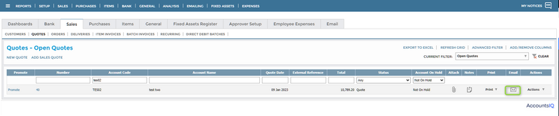 How does the Sales Quotation System Work? - AccountsIQ
