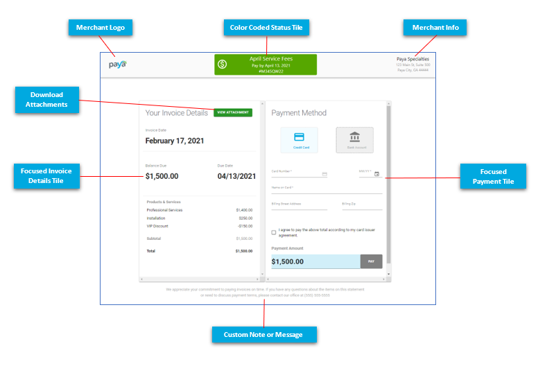 Paya Connect Enhancements to Quick Invoices - Nuvei
