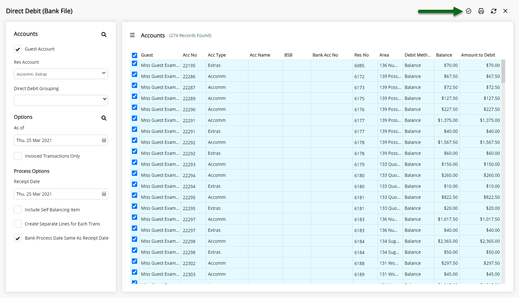 Direct Payments - Direct Debit Bank File — RMS Help Centre