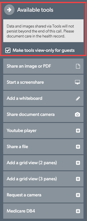 Video Call tools - including Share Screen - Healthdirect Australia